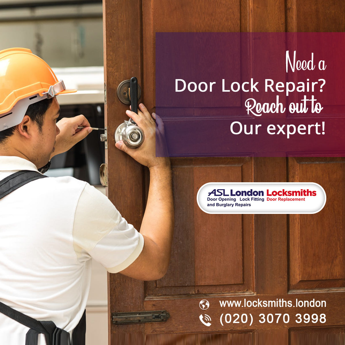 24 Hour Locksmith London | Emergency Locksmith London-ASL Locksmith